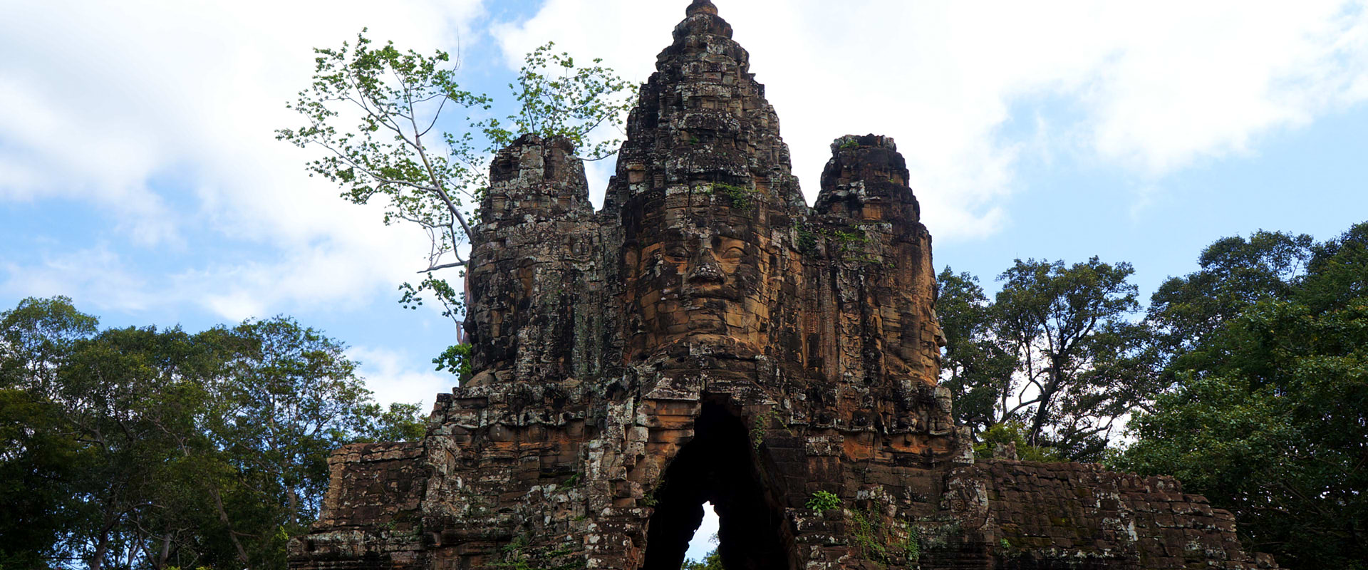 Angkor Thom Gate Angkor Thom, West Gate, Angkor, Cambodia