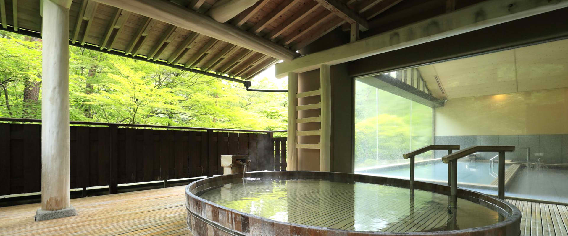 Japanese Hot Springs (Onsen) Water in Different Types